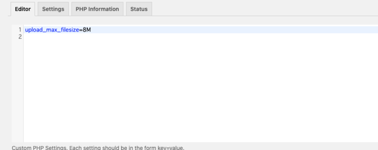 PHPの設定を簡単にカスタマイズできるプラグイン[Custom PHP Settings] - 株式会社レジット
